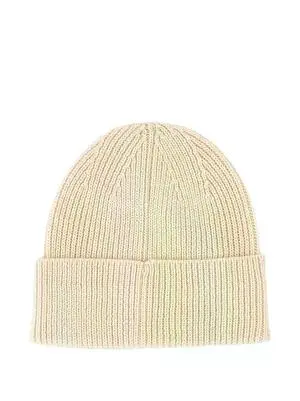 EA7 Ribbed Knit Beanie Hat