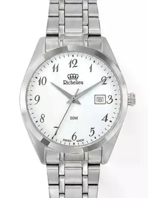 RICHELIEU SWISS Classic 31mm Watch With Arabic Numerals And Date Window
