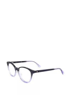 Kate Spade New York Kate Spade Aggie Round Frame Eyeglasses Black