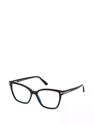 TOM FORD Cat-eye Frame Glasses - Black