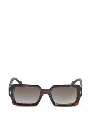 Kàdor Evy Glamour Rectangle Sunglasses - Brown