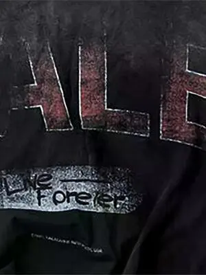 VALE FOREVER Logo-print Distressed T-shirt