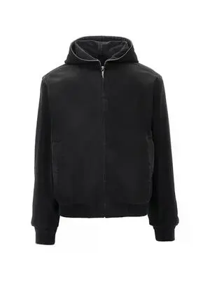 Gucci Logo Embroidered Hooded Jacket