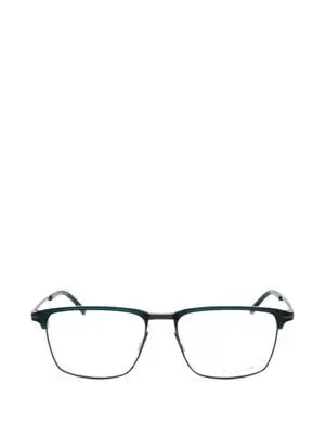 Porsche Design Rectangle-frame Glasses - Blue