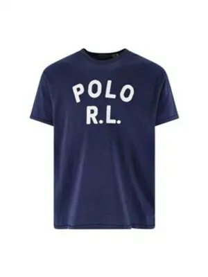 Polo Ralph Lauren Logo Printed Crewnck T-shirt - Blue