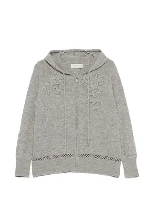 Ermanno Scervino Wool And Cashmere Hoodie