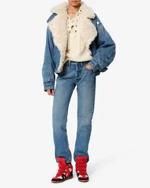 Isabel Marant Étoile Bekett Wedge Sneakers - Red-navy