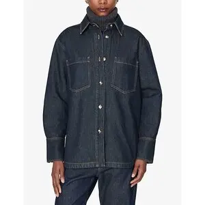 JOSEPH Idar Chest-pocket Denim Shirt