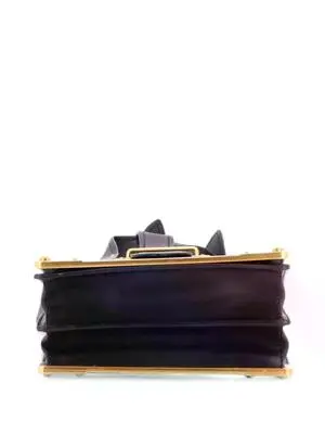 Prada Cahier Leather And Saffiano Leather Small Crossbody Bag