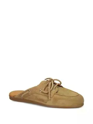 POSA Lace-up Backless Mules