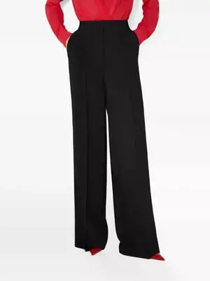Elisabetta Franchi Lightweight Crêpe Palazzo Trousers