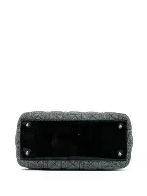 Dior 2011 Medium Tweed Cannage Lady Satchel