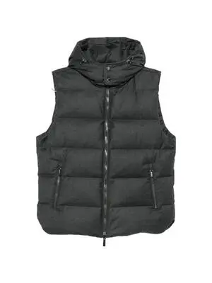 Moorer Hooded Vests For Men
