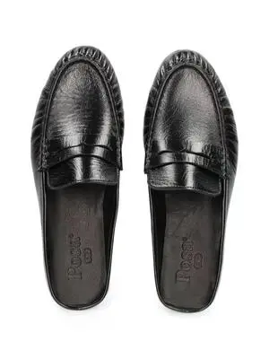 POSA Crinkled-effect Loafers
