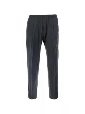 LOW BRAND Tokyo Elasticated-waistband Trousers - Grey