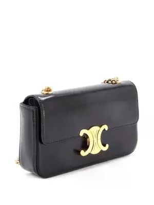 Celine Triomphe Chain Leather Small Shoulder Bag