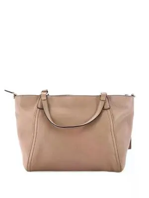 Gucci Soho Convertible Top Handle Bag Leather Satchel - Neutrals