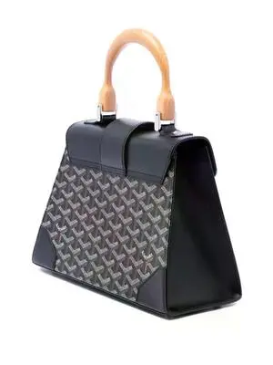 Goyard 2017 Goyardine Saigon Structured Pm Satchel