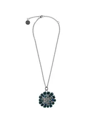 Marni Flower Pendant Necklace - Silver
