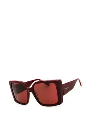 Max Mara Oversized Square-frame Sunglasses - Red