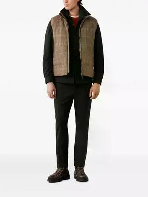 HACKETT  Herringbone Check Gilet