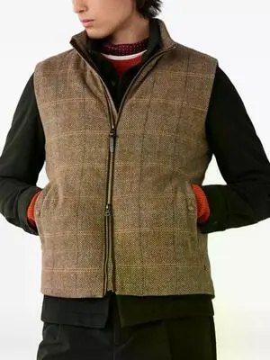 HACKETT  Herringbone Check Gilet