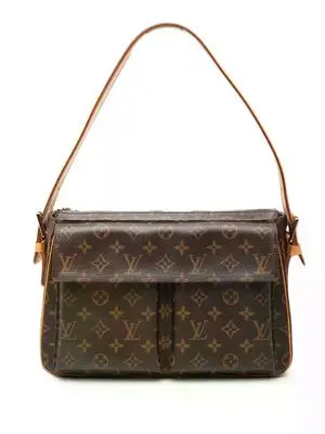 LOUIS VUITTON 2003 Monogram Viva Cite Gm Shoulder Bag - Brown