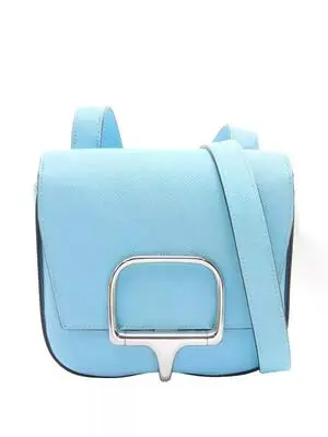 Hermès 2023 Mini Epsom Della Cavalleria Crossbody Bag - Blue