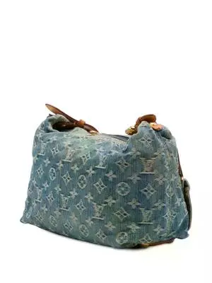 LOUIS VUITTON 2006 Monogram Denim Baggy Pm Shoulder Bag
