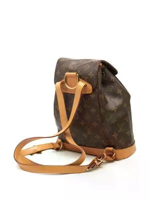 LOUIS VUITTON 1997 Monogram Montsouris Mm Backpack - Brown