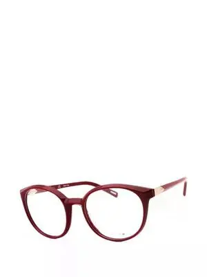 POLICE Round Frame Eyeglasses - Red