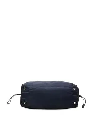Prada 2013-2026 Saffiano Trimmed Tessuto Tote Bag