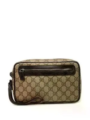 Gucci 2000-2015 Gg Supreme Clutch Bag - Neutrals