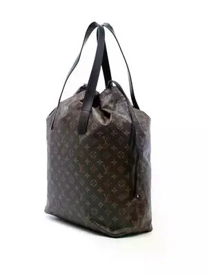LOUIS VUITTON 2017 Fragment Monogram Macassar Cabas Light Tote Bag