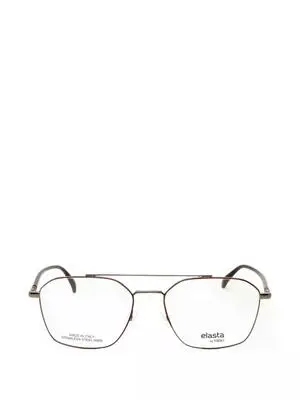 ELASTA Rectangle-frame Glasses - Red