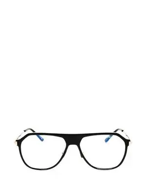 TOM FORD Geometric-frame Glasses - Black