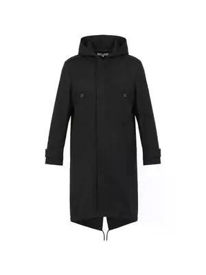 Valentino Garavani Hooded Coat - Black