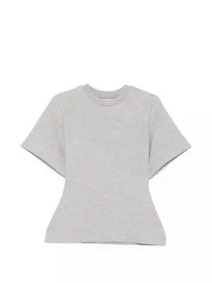 LA PISCINE Fitted Short-sleeve T-shirt - Grey