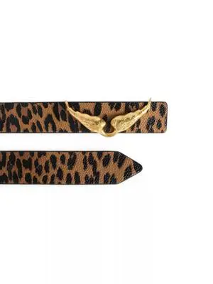 Zadig&Voltaire Rock Reversible 30mm Belt - Brown