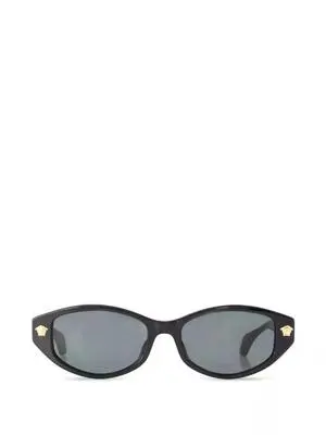 Versace Medusa Plaque Sunglasses - Black