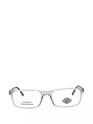 HARLEY-DAVIDSON Logo-plaque Rectangle-frame Glasses - Grey