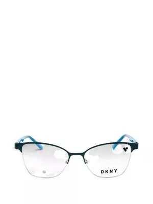 Dkny Rectangle Frame Eyeglasses - Blue