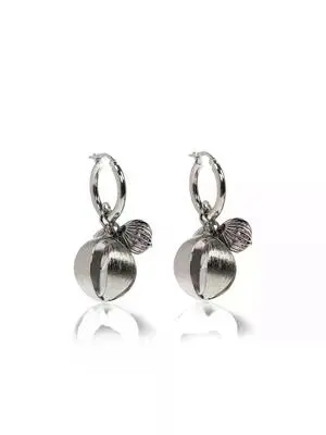Marni Charm-detail Hoop Earrings