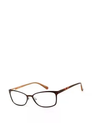 ADENSCO Rectangle Frame Eyeglasses - Brown