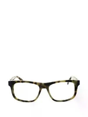 Gant Tortoiseshell-effect Rectangle Frame Eyeglasses - Brown