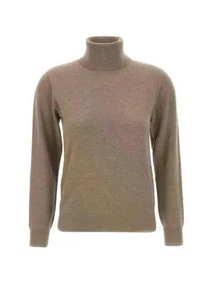 KANGRA Ribbed-trim Turtleneck Sweater