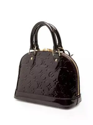 LOUIS VUITTON 2018 Monogram Vernis Alma Bb Satchel