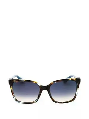 Guess Tortoiseshell-effect Cat-eye Sunglasses - Blue