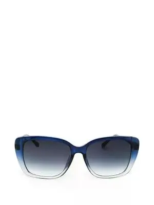 DRAPER JAMES Rectangle-frame Sunglasses - Blue