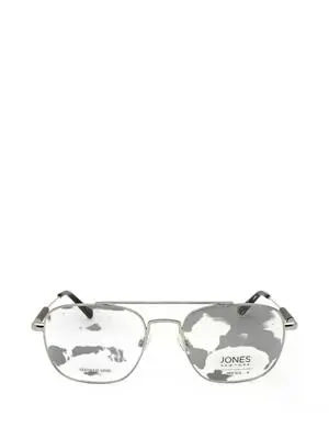 Jones New York Geometric Frame Eyeglasses